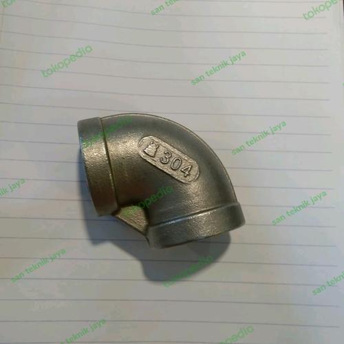 Jual ELBOW STAINLESS SS304 3/4"/KNEE ELBOW DRAT DALAM SS 304 3/4" - Jakarta Barat - san teknik ...