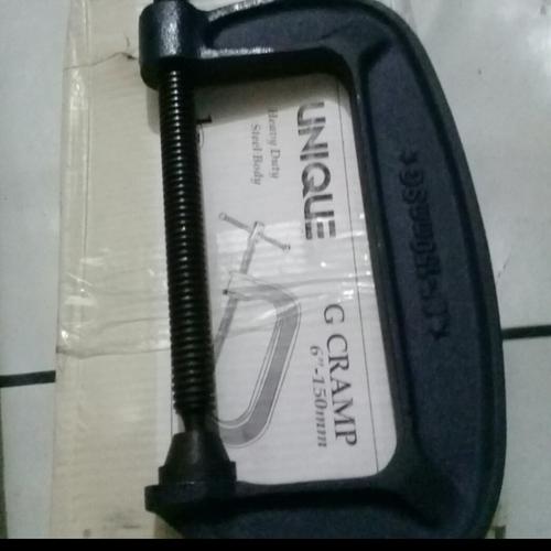 Jual Clamp C 6inch bodi besi unique alat press kayu penjepit - Jakarta ...