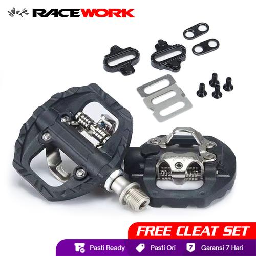 Promo Racework Infinity - Dual Side Pedals Pedal SPD/FLAT Cleat/Flat ...