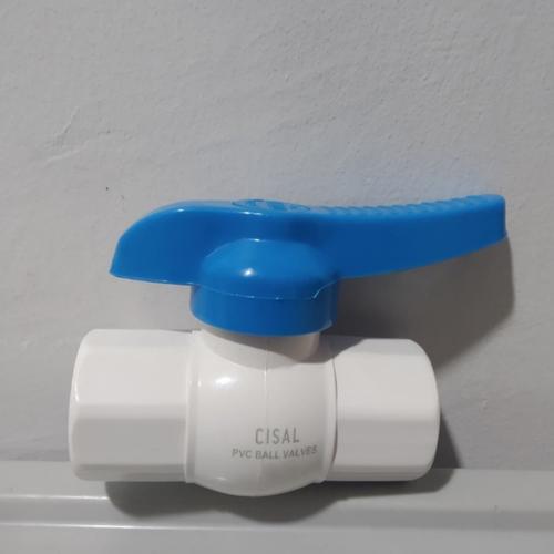 Jual BALL VALVE PVC 1" CISAL/ BALLVALVE/ STOP KRAN 1 INCH TAIWAN ...