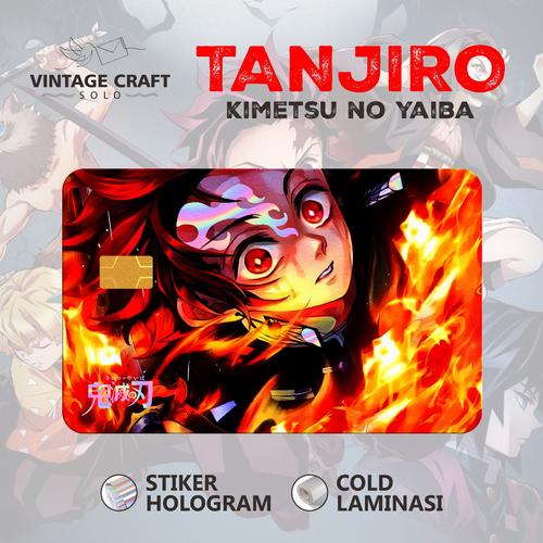 Jual Stiker Kartu atm Skin Card e money flazz anime Kimetsu No Yaiba ...
