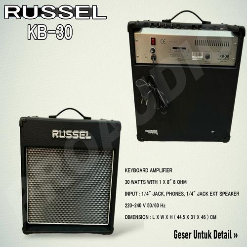 Jual Russel Ampli Gitar KB30 KB 30 KB-30 8 inch Amplifier Guitar 30 ...