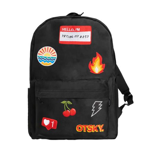 Promo Otsky Tas Ransel Backpack Sticker Black - Kota Bandar Lampung ...