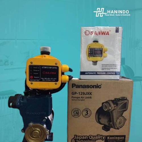Jual Pompa Air Booster Panasonic Otomatis Digital Sanyo Shimizu Wasser ...