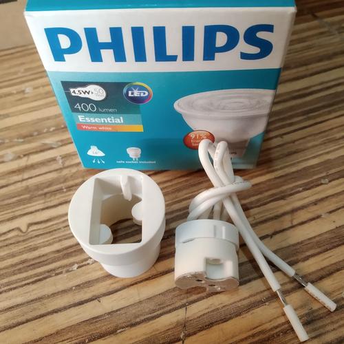 Jual socket fitting original merk Philips bisa semua led mr16 12v dan ...
