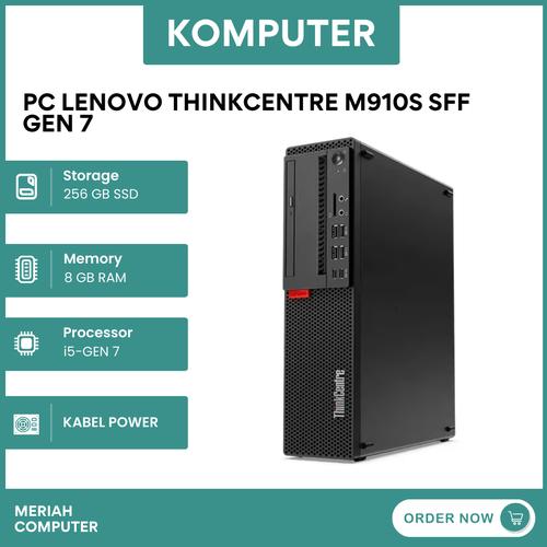 Jual PC LENOVO M910S SFF CORE I5 GEN 7 RAM 8GB SSD 256GB MULUS ...