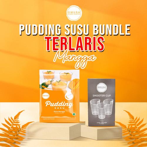 Promo [BUNDLE] Omura Dessert Pudding Susu Rasa Mango / Mangga & Shooter ...