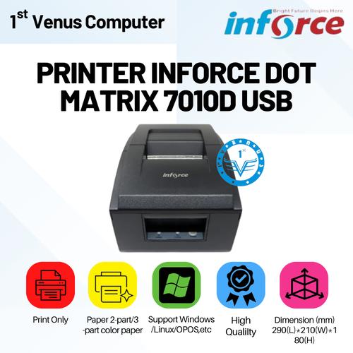 Jual Printer Inforce Dot Matrix 7010D USB / Printer Nota Kasir Dot ...