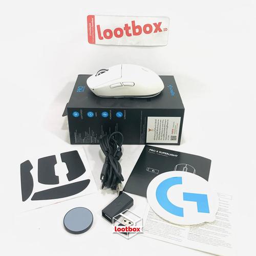 Jual Mouse Gaming Wireless Logitech G Pro Gpro X Superlight White ...