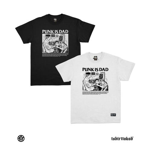 Jual Tshirttokoh - Kaos Punk Is Dad - Hitam, Panjang, S - Kota ...