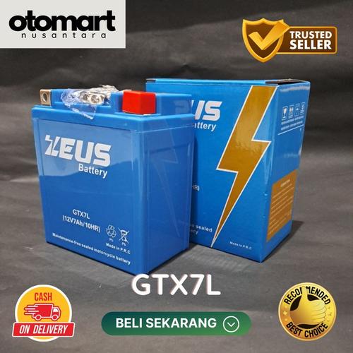 Jual Aki motor Yamaha Xmax 250 Zeus Hi Spec GTX7L/MTX7L aki kering MF ...