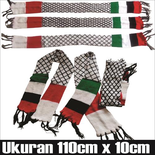 Promo Syal palestina rajut wool tebal 125x12cm free palestine - Jakarta ...