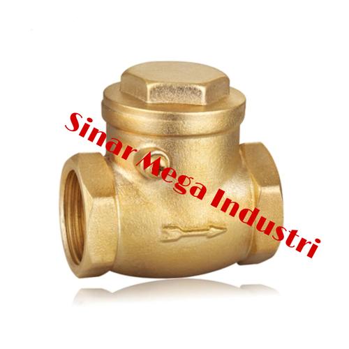 Jual Swing check valve asli kuningan ukuran 1-1/2" - Jakarta Barat ...