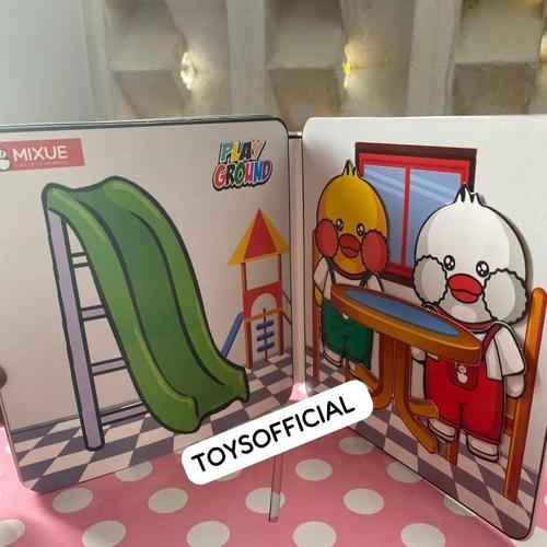 Jual Mixue With Bebek Viral Quiet Book Mainan Edukasi Anak Paper Doll ...