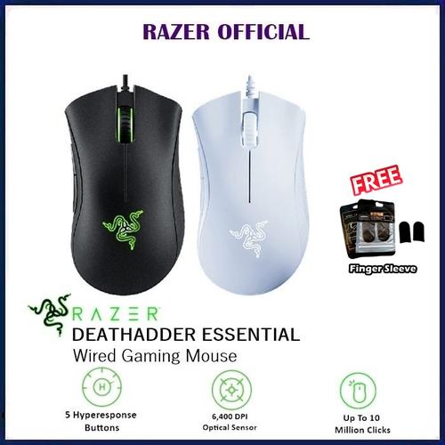 Jual Razer DeathAdder Essential Gaming Mouse Death Adder - White ...
