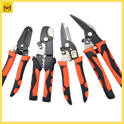 Jual Tang Pemotong Gunting Kawat Listrik Multifungsi Wire Cutter Anti ...