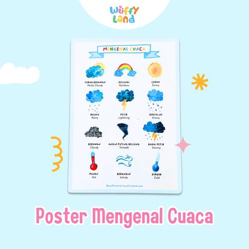 Jual Poster Edukasi - Mengenal Cuaca (Tebal) - Kota Malang - Wuffyland ...