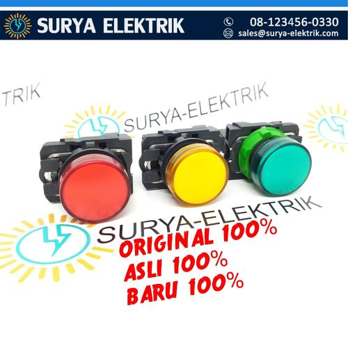 Jual SCHNEIDER PILOT LAMP PLASTIK XB5AVM4 220V 220 V MERAH RED ...