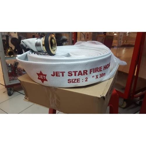 Jual FIRE HOSE KANVAS 1,5 INCH X 20 - SELANG HYDRANT MERK JET STAR ...