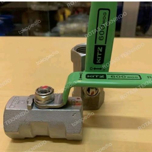 Jual Ball valve Kitz Stainless 11/2" inch / Stop Kran Kitz SS316 600 ...