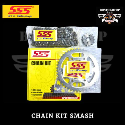 Jual SSS Chain Kit Gear Gir Set Suzuki Smash 110 Original - Smash Old - Kota Surabaya - BOS ...