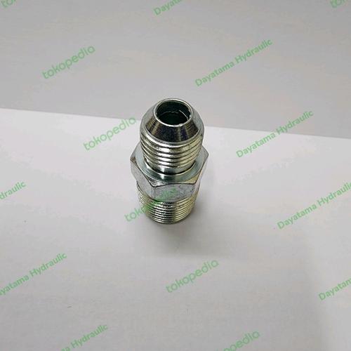 Jual DOUBLE NEPEL 3/8" NPT x 1/4" JIC BESI - Jakarta Barat - Dayatama Hydraulic | Tokopedia
