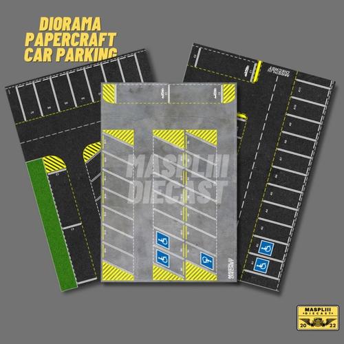 Jual Diorama Parkiran Hot Wheels Diecast 1:64 Papercraft kertas - PPC D ...