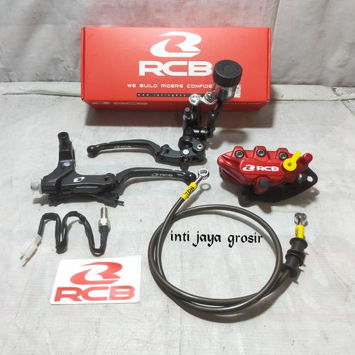 Jual Master Rem RCB S1 set Kaliper Depan RCB Selang Rem Depan Aerox 155 ...