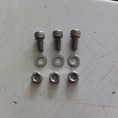 Jual baut L+mur+ring plat stainless 304 , m5x10 full drat - Kab ...