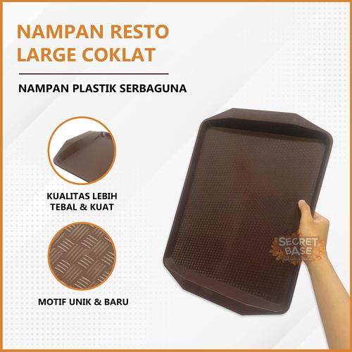 Promo NAMPAN RESTO - Baki /Nampan Aesthetic Plastik / Food Tray Nampan ...