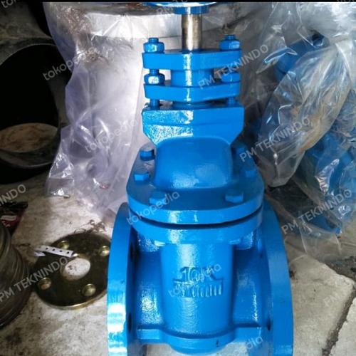Jual Gate Valve Cast Iron Flange JIS 10k 6"(inch) / DN150/Non rising Steam - Jakarta Barat - PM ...