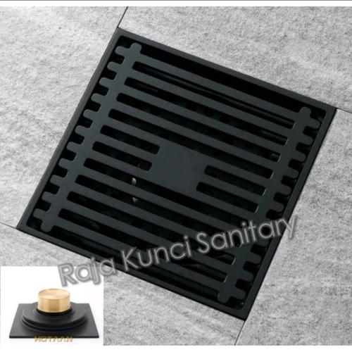 Jual Smart Floor Drain Kotak Black Premium/Smart Floor Drain Anti Bau ...