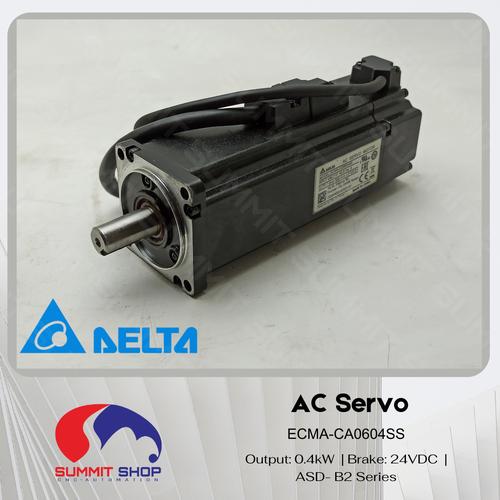 Jual Delta AC Servo ECMA-C20604SS 400Watt with Brake 24VDC | B2 Series ...