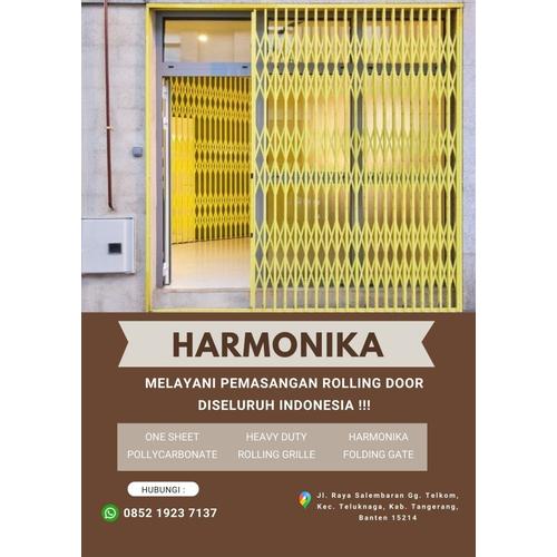 Jual Pintu harmonika besi berkualitas pintu toko / ruko / - Jakarta ...