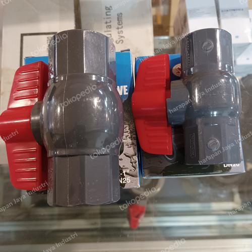 Jual Ball Valve Compact PVC 2" Inch Merk SH Taiwan - Jakarta Barat ...