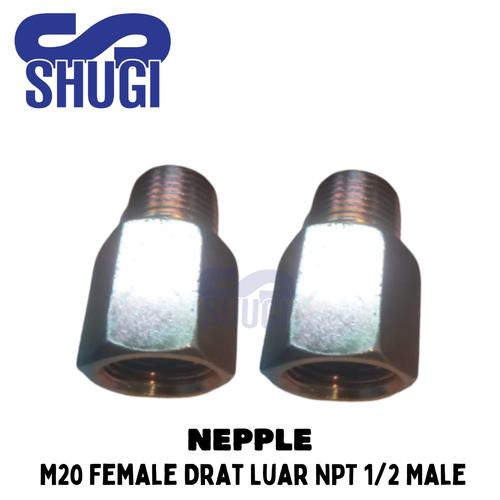 Jual Nepple M20 Female Drat Luar NPT 1/2 Male - Kota Tangerang - SHUGI ...