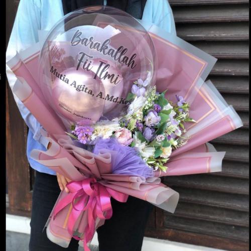Jual buket bunga artificial dan balon ucapan / buket bunga wisuda - Kab ...