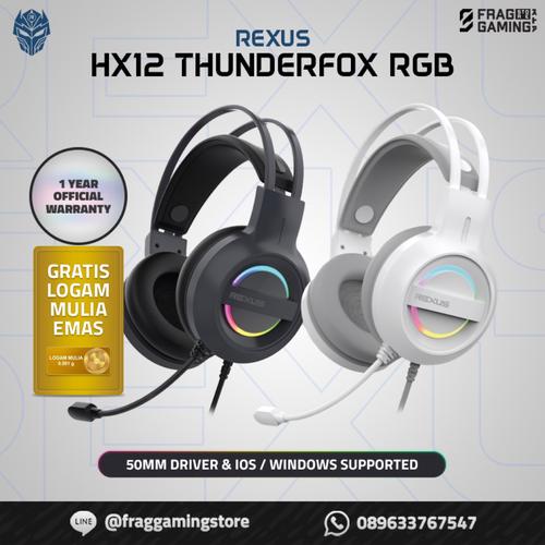 Jual REXUS HX12 RGB HEADPHONE HEADSET GAMING REXUS THUNDERFOX HX12 HX-12 - Putih - Jakarta Utara ...