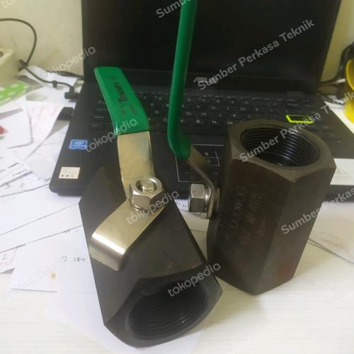 Jual Ball Valve WCB Carbon Steel Class 2000 WOG Drat 2 inch - Jakarta ...