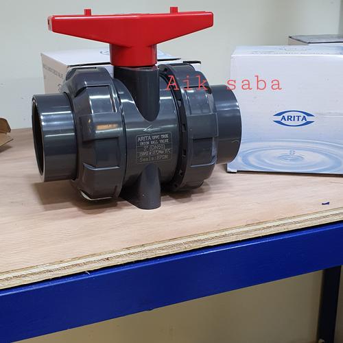 Jual True union Ball valve Pvc socket 3/4" / Ball valve true union upvc ...