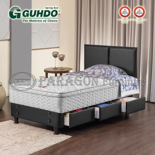 Jual Spring bed Laci 100x200 Standard Plush Top Atlantic Full set - Guhdo - Cokelat - Kota ...