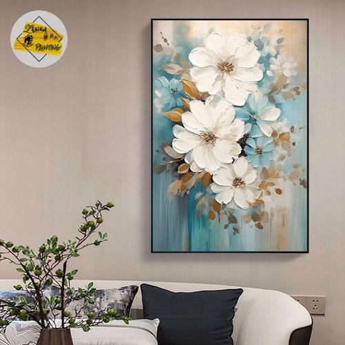 Jual lukisan bunga tekstur plus frame - Kab. Bandung - LENKA ART ...
