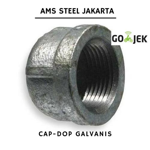 Jual 3/4 INCH CAP DOP GALVANIS| TUTUP PIPA | MALLEABLE IRON - Jakarta ...