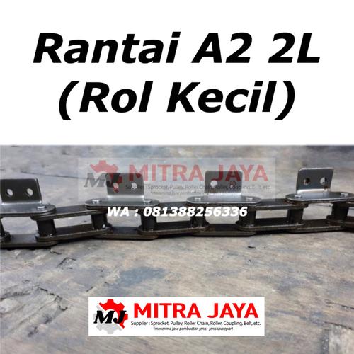 Jual RANTAI C2050 A2 2L Dua LINK BESI DOUBLE PITCH CHAIN CONVEYOR 2050 ...