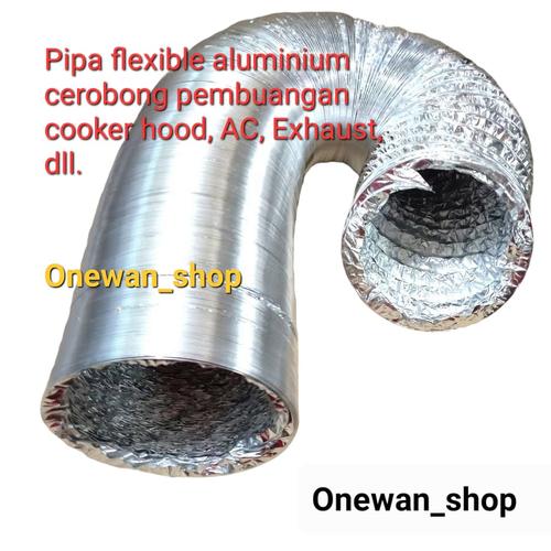 Jual Pipa Cooker Hood 4 in / pipa exhaust 4" / flexible duct 4 in/ pipa ...
