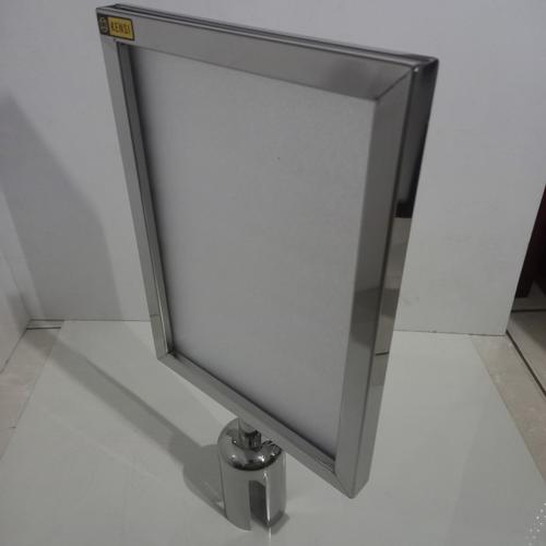 Jual SIGN FRAME A4 POTRAIT / PAPAN TIANG ANTRIAN/SIGN BOARD TIANG ...