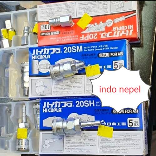 Jual quick coupler SH 40 coupling angin nitto kohki steel - Jakarta ...