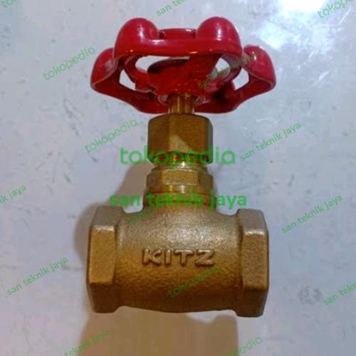 Jual Globe valve kuningan KITZ 3/8" inch ( class 150 ) - Jakarta Barat ...