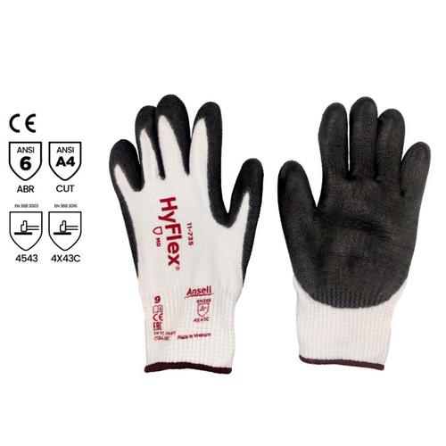 Jual Sarung Tangan Tahan Benda Tajam / Cut Resistant Ansell HyFlex 11 ...