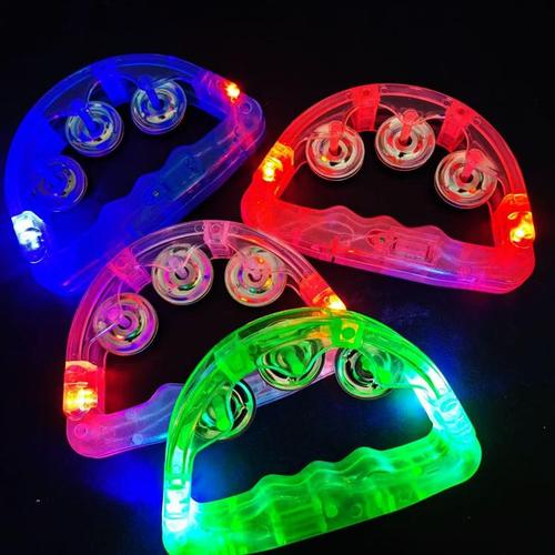 Jual Alat Musik Tamborin Tambourine Plastik Kecrekan LED - Jakarta ...